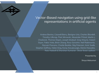Vector-Based navigation using grid-like representations in artificial ...