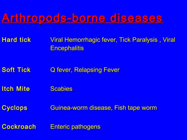 Vector born diseases | PPT | Infectious Diseases | Diseases and Conditions