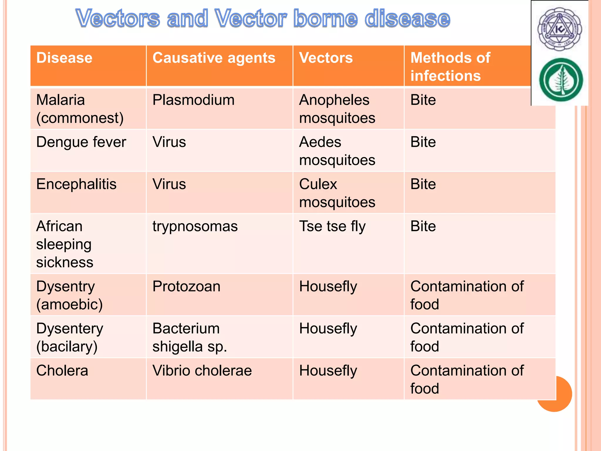Vector borne disease | PPTX