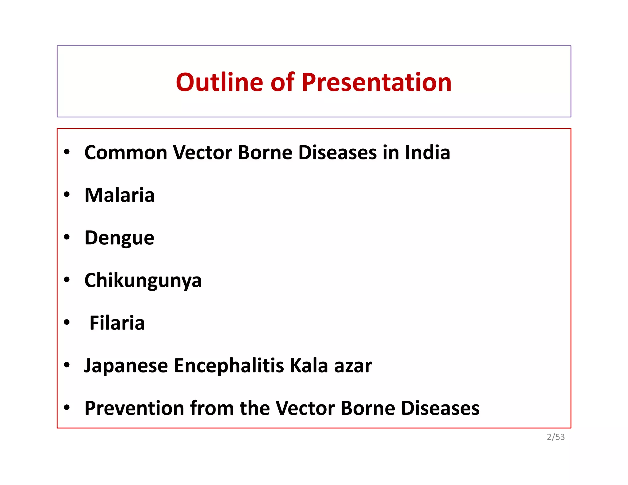 Vector borne diseases | PDF