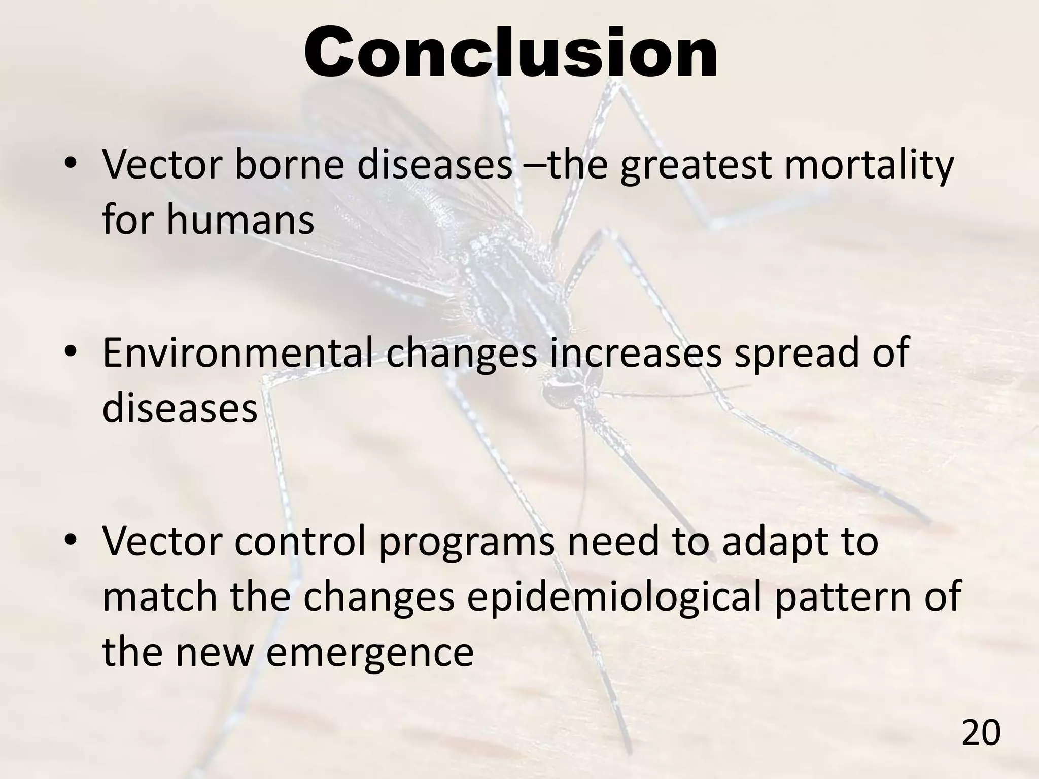 Vector borne diseases | PPTX