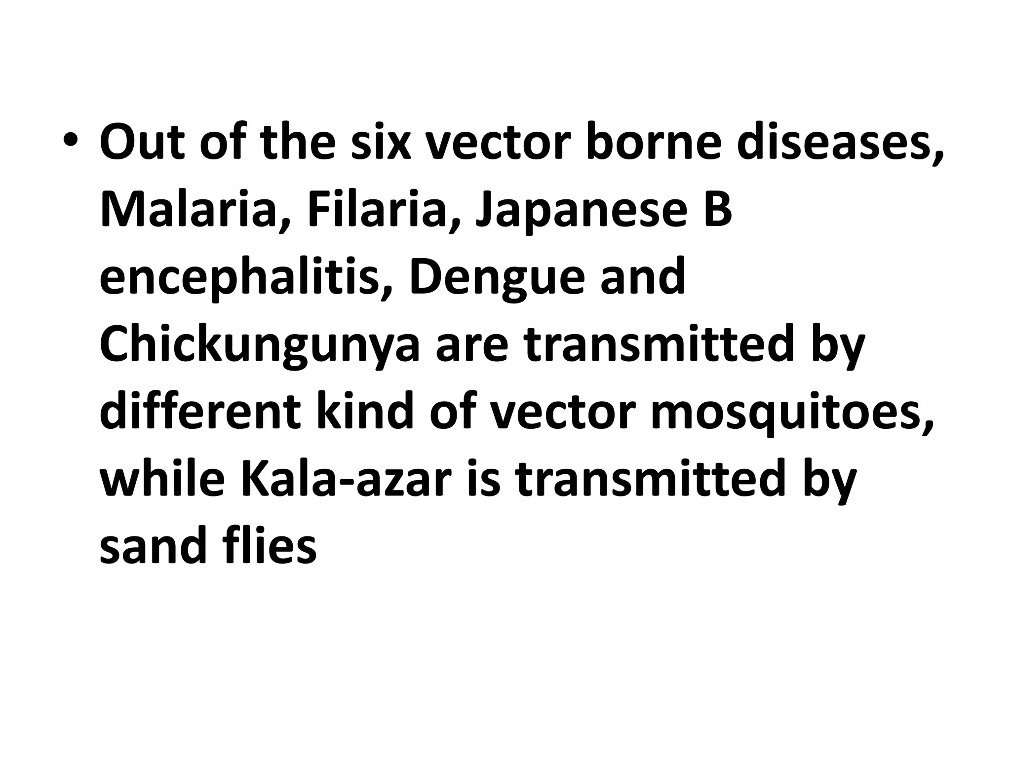 NATIONAL VECTOR BORNE DISEASE CONTROL PROGRAMME | PPTX