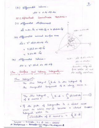 Vector calculas | PDF