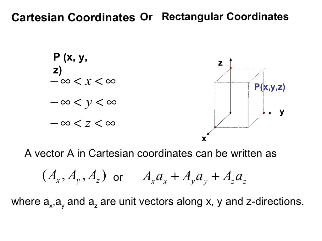 Vector calculus