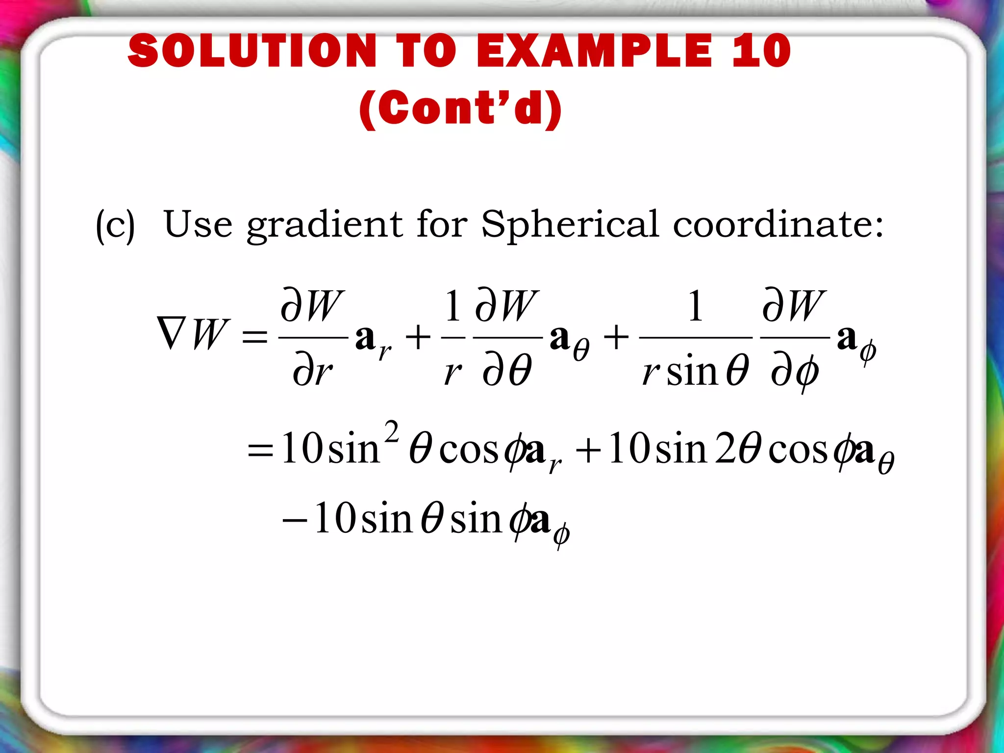 Vector calculus | PPT