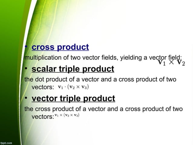 Vector calculus | PPT