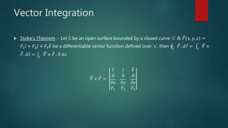 GATE Engineering Maths : Vector Calculus | PPTX