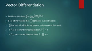 GATE Engineering Maths : Vector Calculus | PPTX