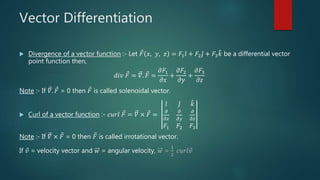 GATE Engineering Maths : Vector Calculus | PPTX