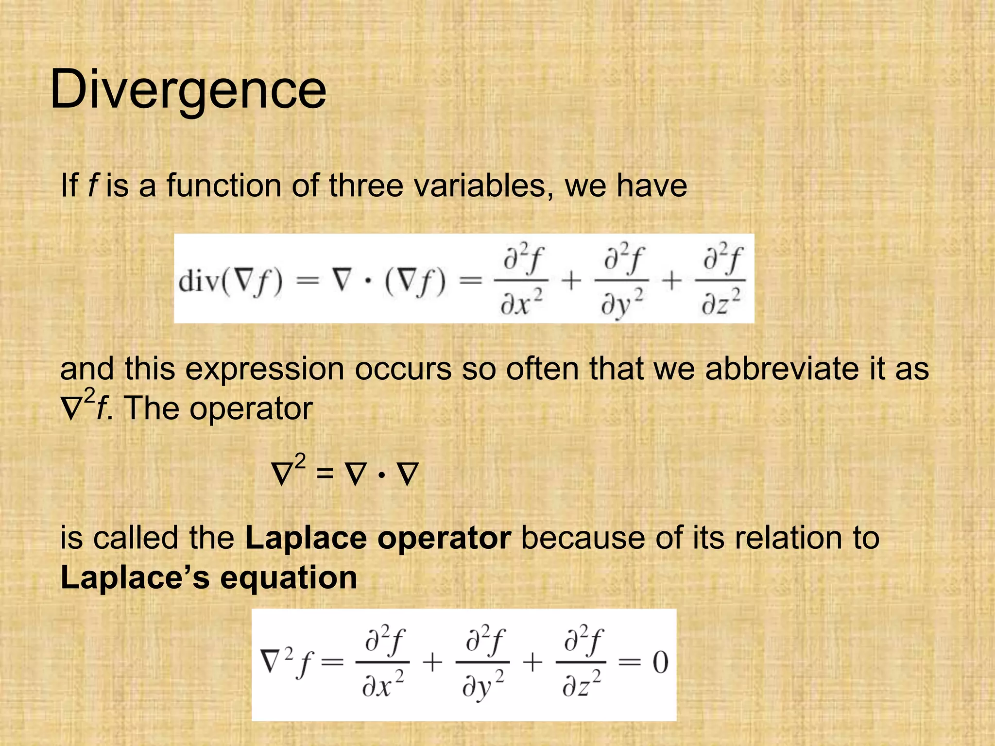 Vector calculus | PPTX