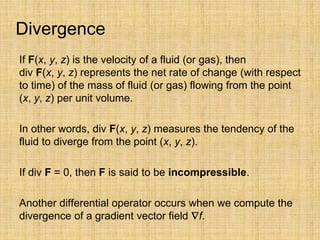 Vector calculus | PPTX