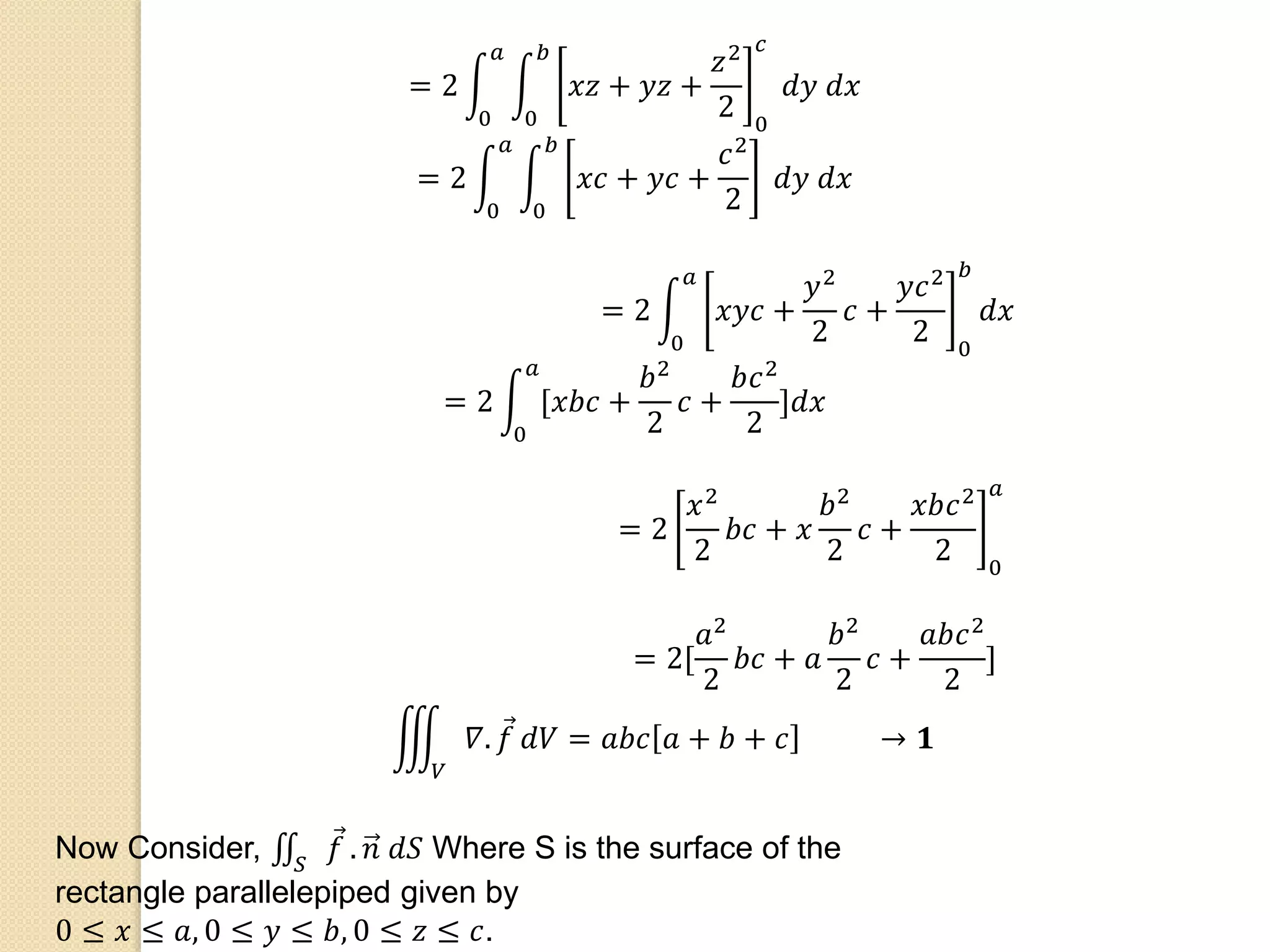 Vector calculus | PPT