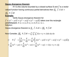 Vector calculus | PPT