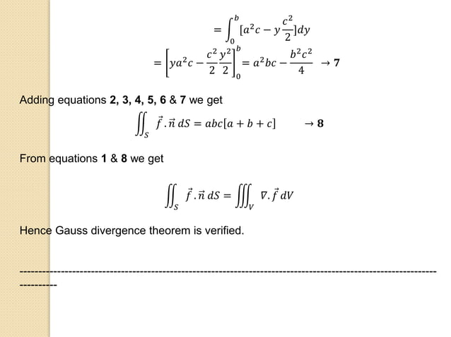 Vector calculus | PPT