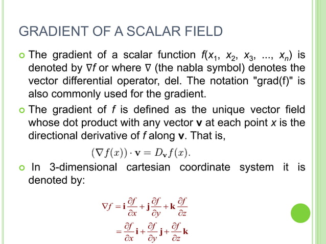 Divergence,curl,gradient