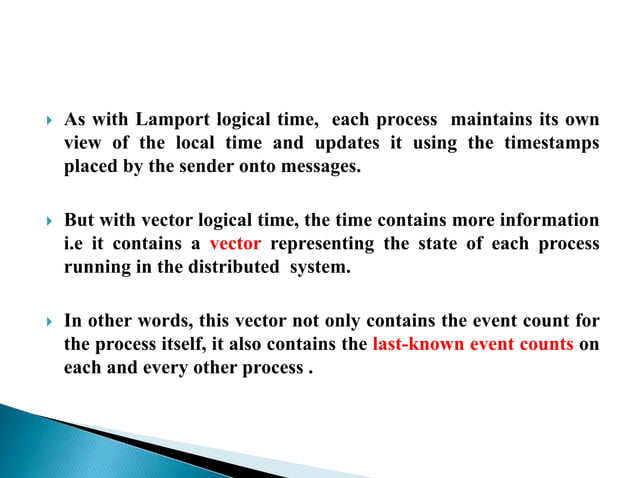 Vector Clock Algorithm Ppt 