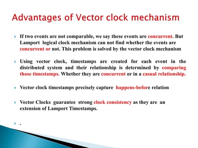 Vector clock algorithm | PPTX