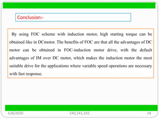 Vector Speed Control of Induction motor | PPT