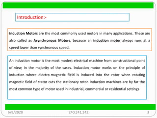 Vector Speed Control of Induction motor | PPT