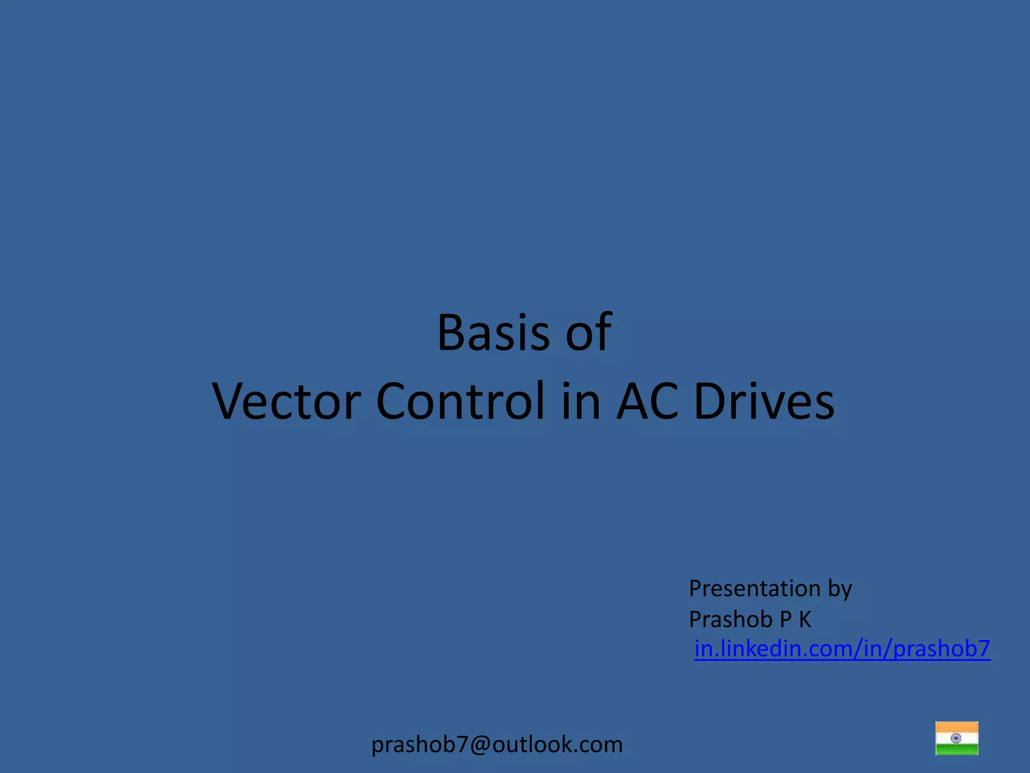 Vector speed control | PPT