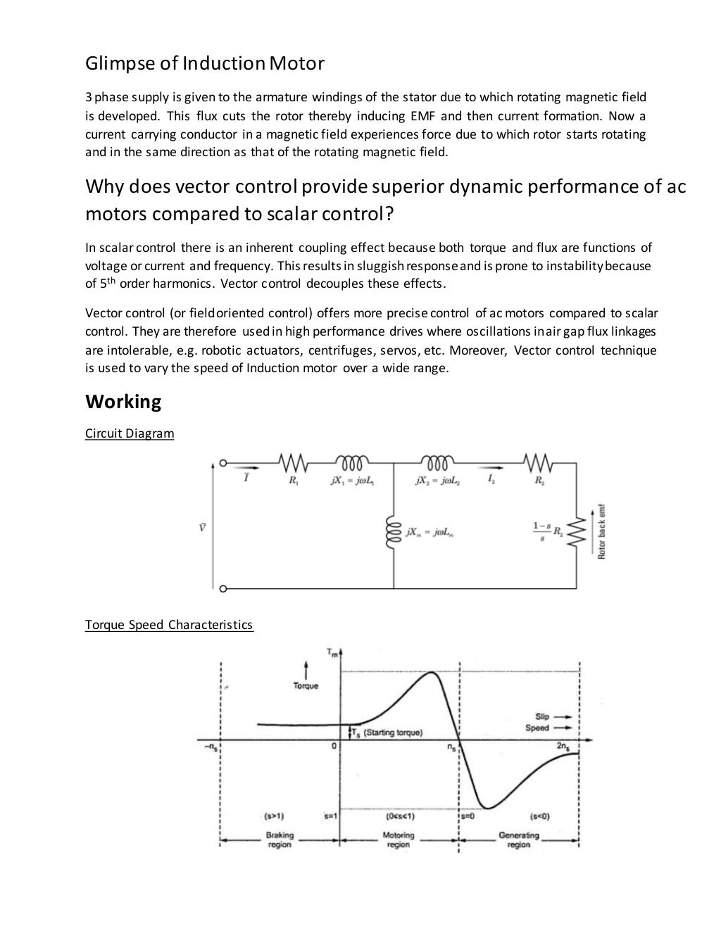 Vector Control Of Induction Motor