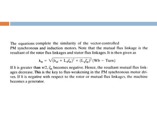 Vector control of pmsm | PPTX