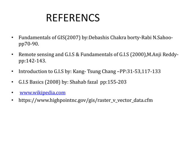 Vector data model | PPTX