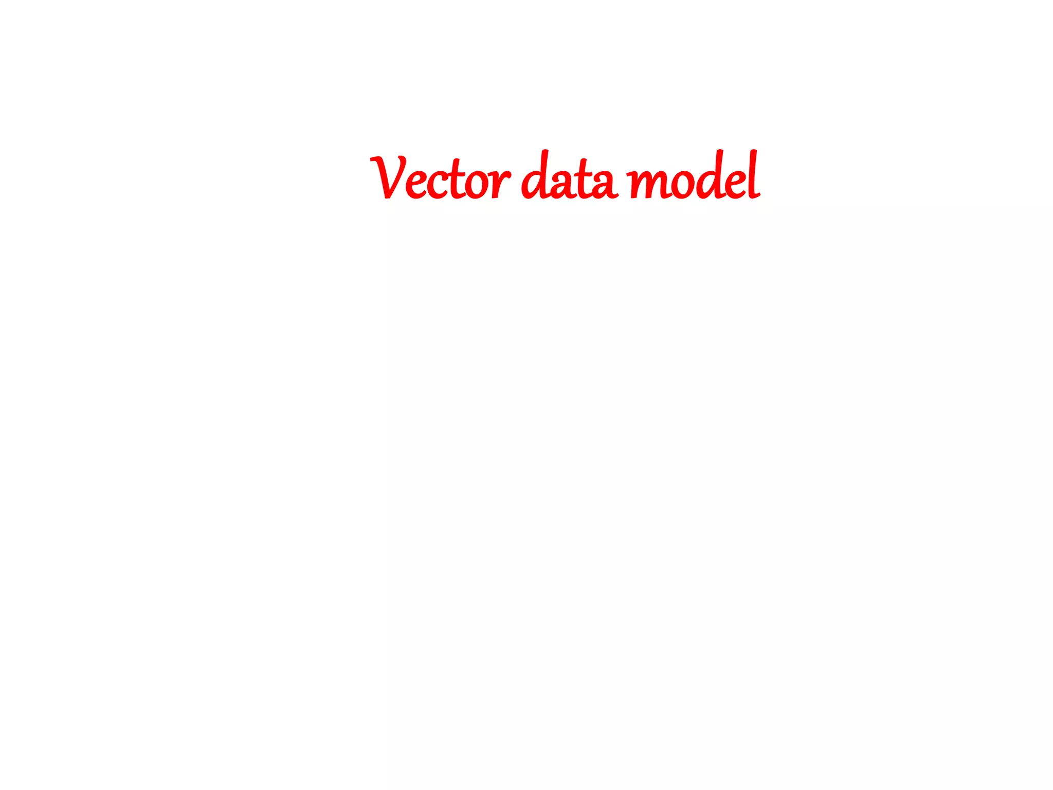 Vector data model | PPTX