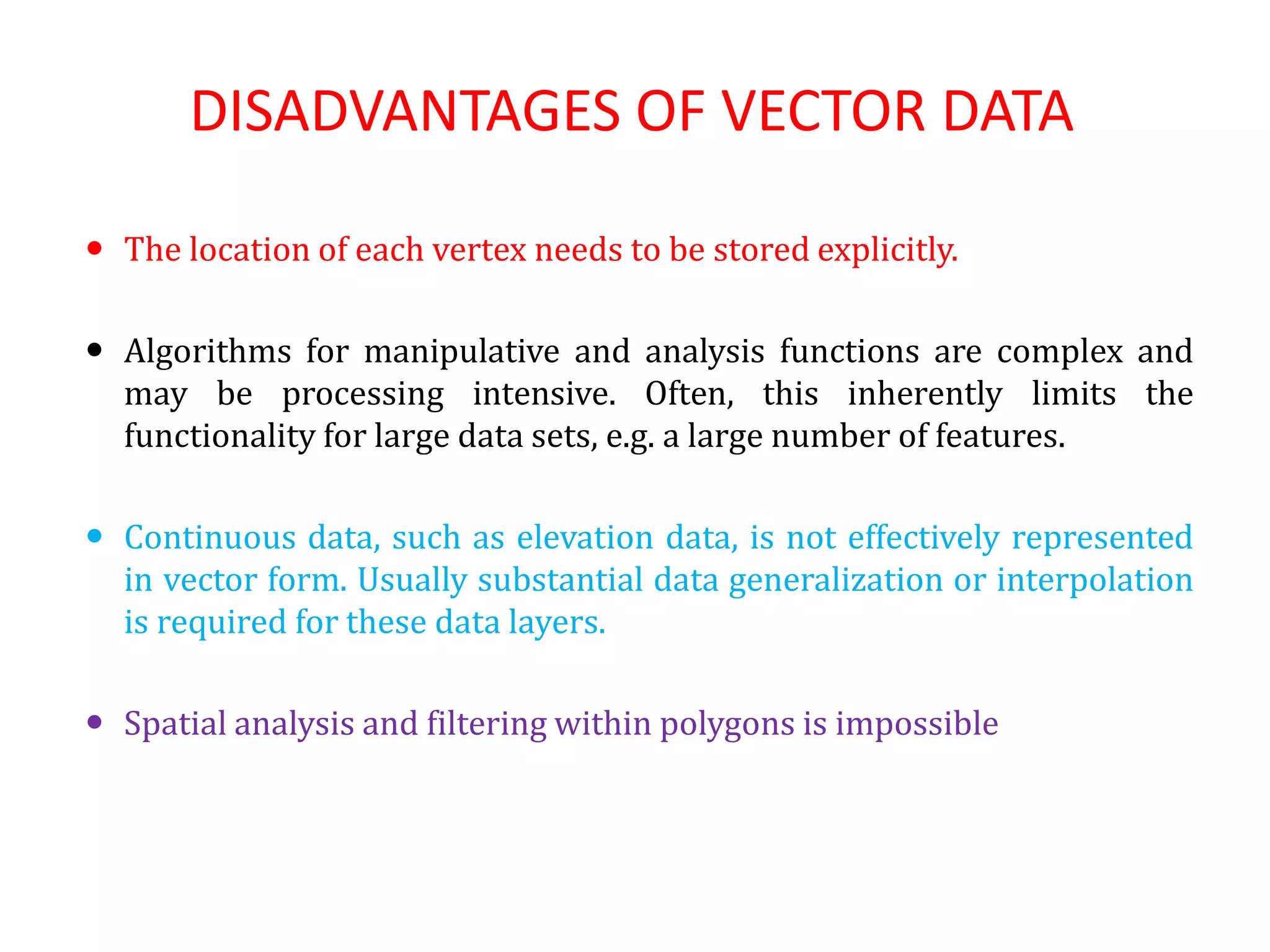 Vector data model | PPTX