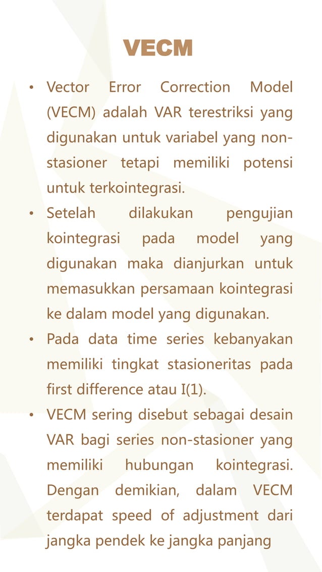 Vector Error Correction Model Pdf