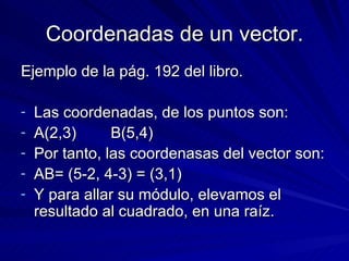 Vectores. matematicas. | PPT