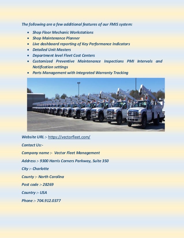 Vector Fleet Management_fleet management
