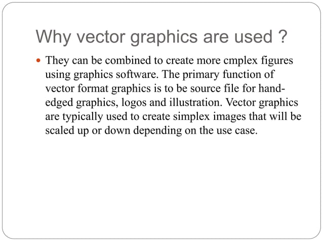 Vector graphics | PPT