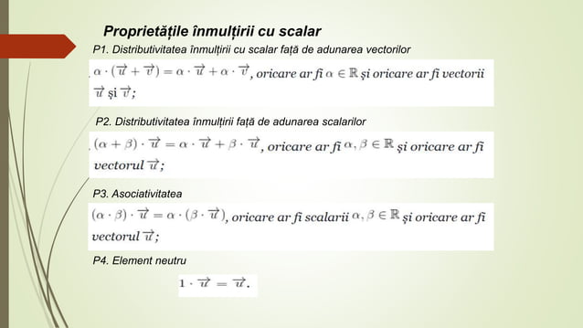 VECTORI în plan - Matematică clasa a 9-a | PPTX