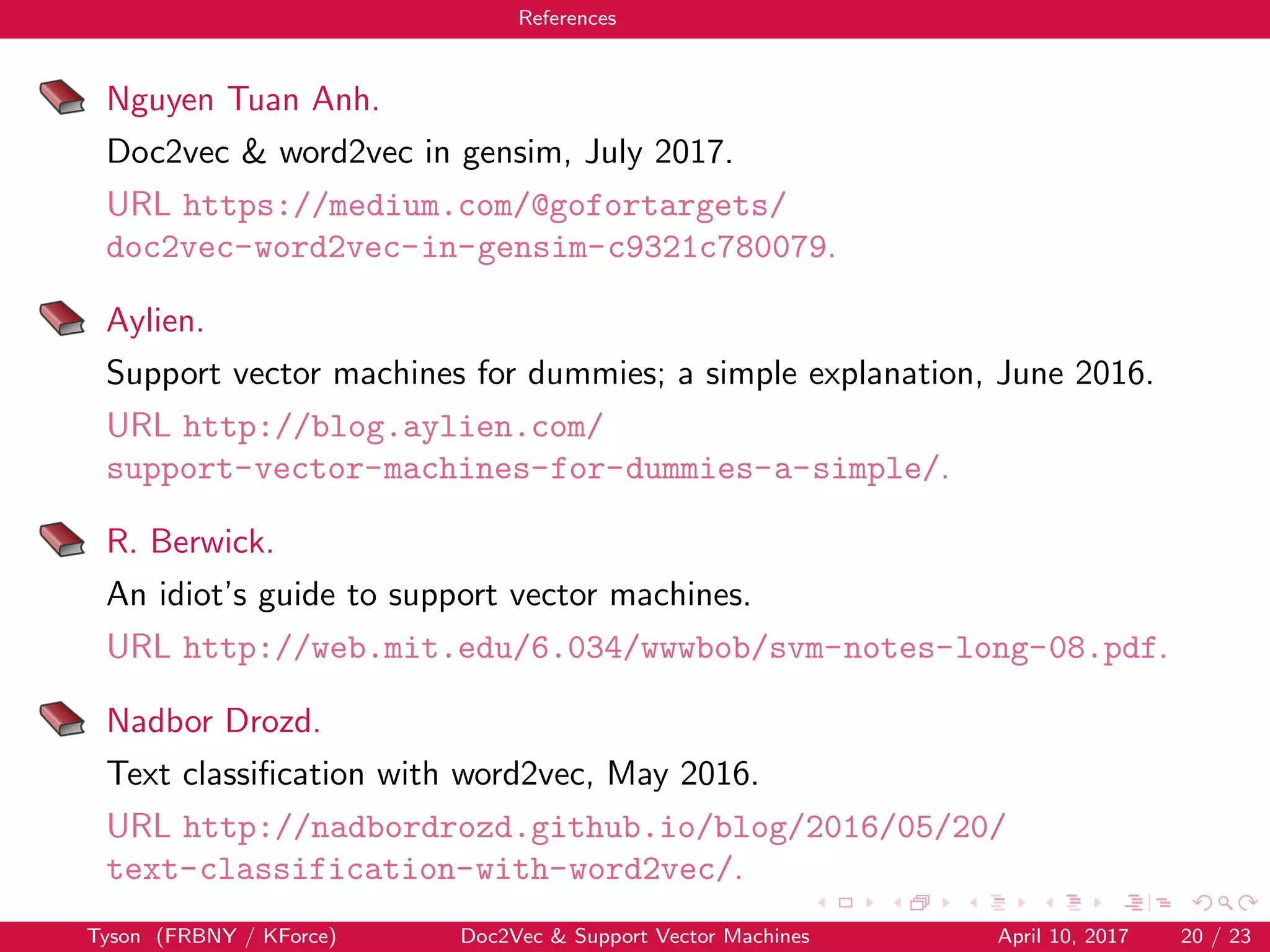 Word Embedding Models And Support Vector Machines For Text Classification Ppt