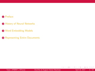 Word Embedding Models & Support Vector Machines for Text Classification | PDF
