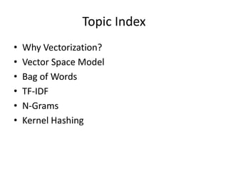 Intro to Vectorization Concepts - GaTech cse6242 | PPTX