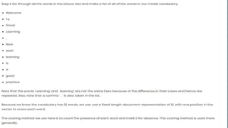 Vectorization In NLP.pptx | Computing | Technology & Computing