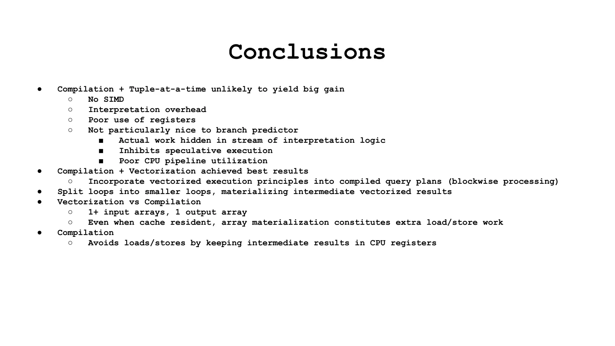 Vectorization vs Compilation | PDF | Programming Languages | Computing