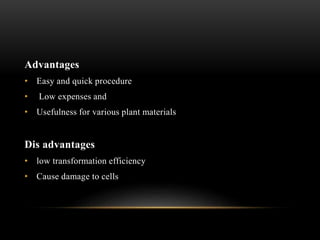 Vector less gene transfer | PPTX