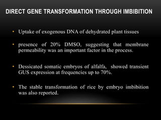 Vector less gene transfer | PPTX