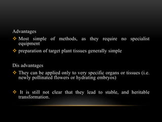 Vector less gene transfer | PPTX