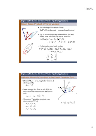 Vector mechanics [compatibility mode] | PDF