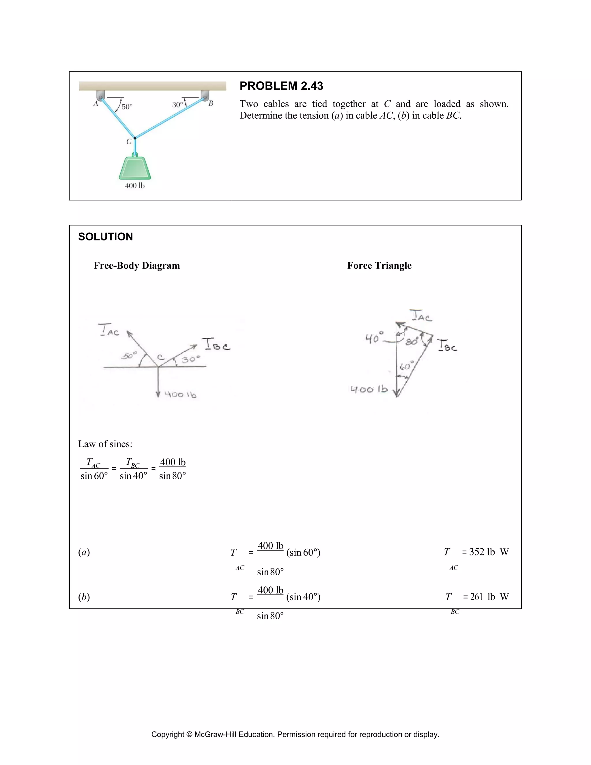 Vector mechanics for engineers statics and dynamics 11th edition beer solutions manual | PDF ...