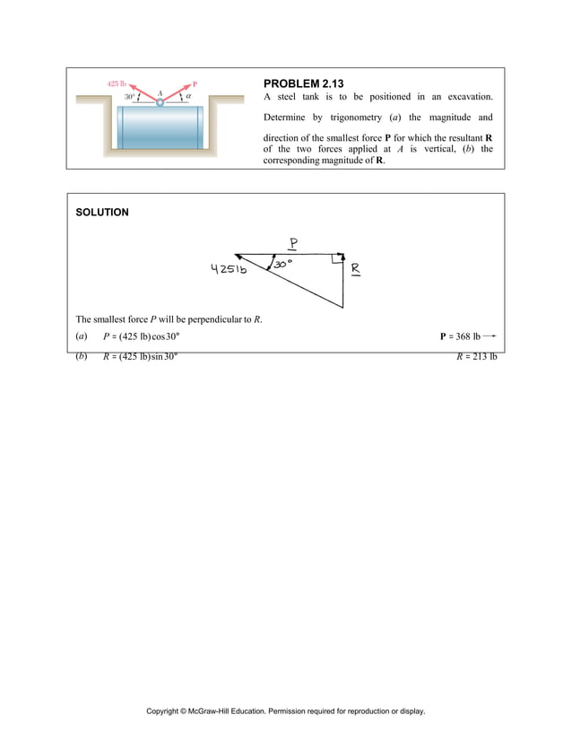 Vector mechanics for engineers statics and dynamics 11th edition beer solutions manual | PDF ...