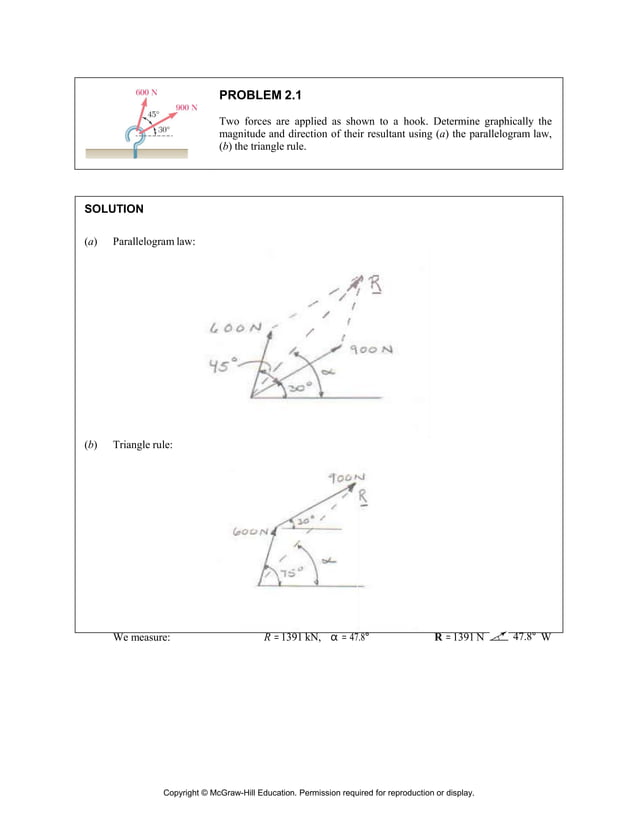 Vector mechanics for engineers statics and dynamics 11th edition beer ...