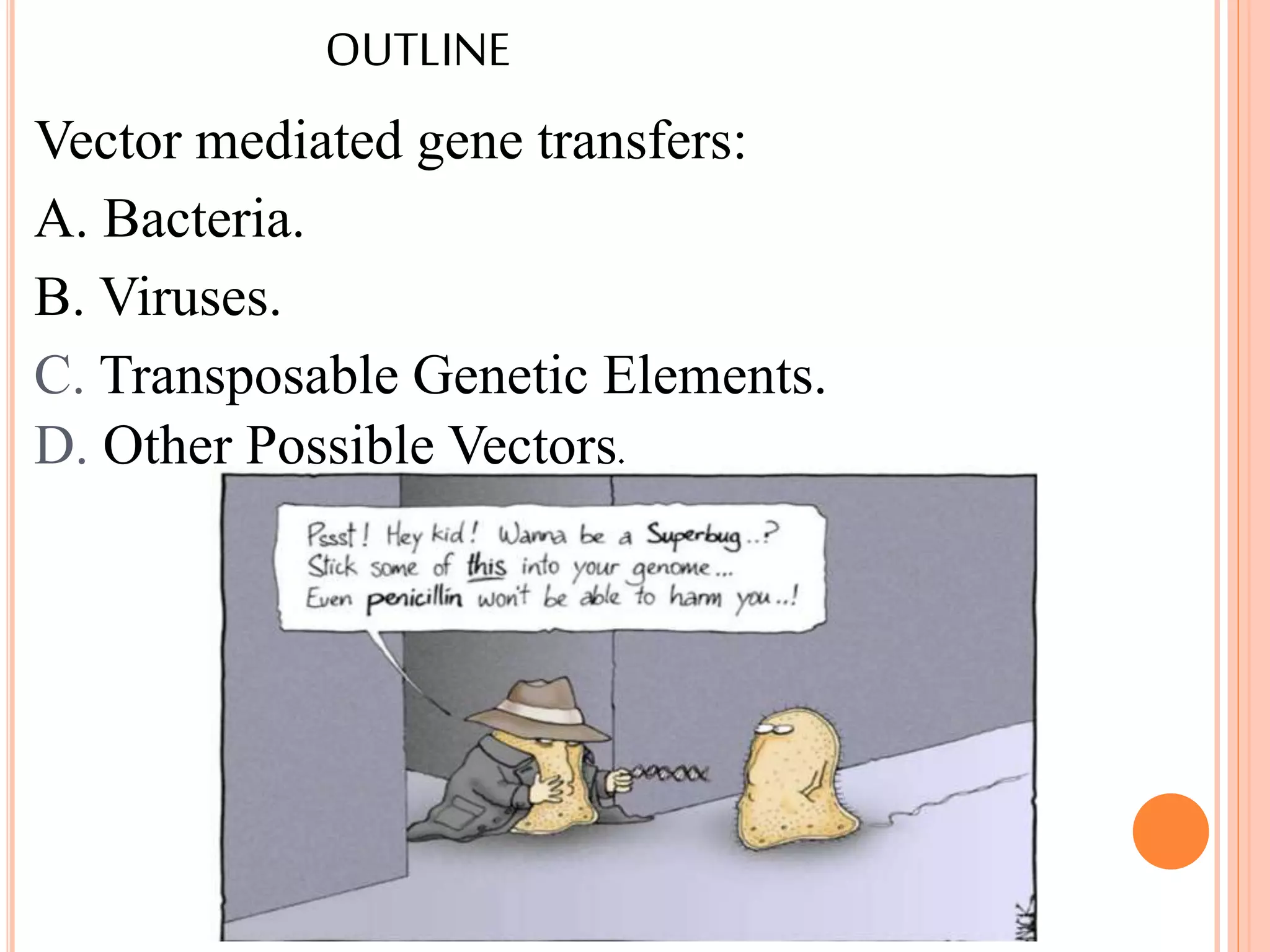 Vector mediated gene transfer methods for transgenesis in Plants. | PPTX
