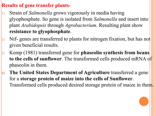 Vector mediated gene transfer methods for transgenesis in Plants ...