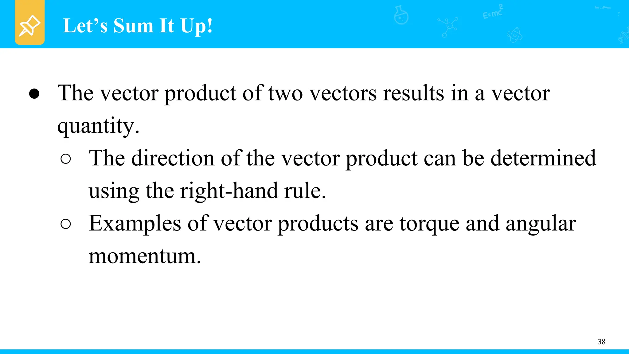 Differentiate scalar product from vector product. | PDF