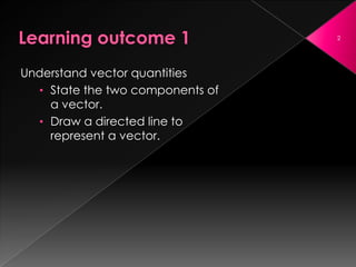 BASIC VECTOR NOTES | PPTX